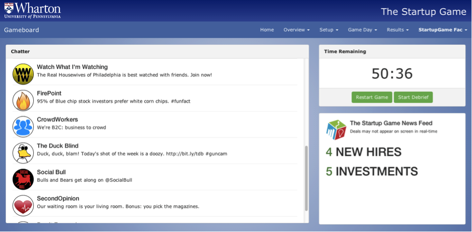 The Startup Game - The Alfred West Jr. Learning Lab